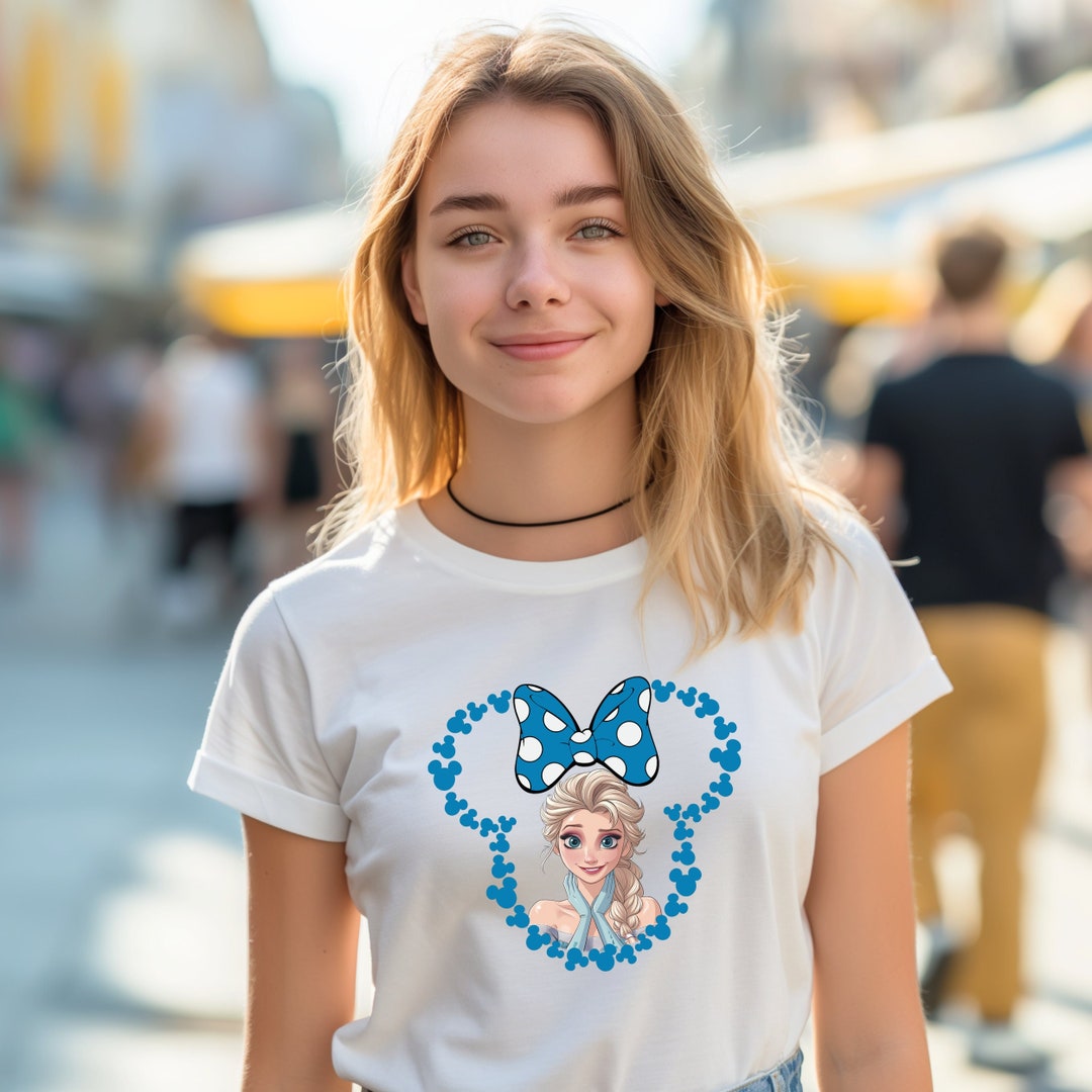Princess Elsa Mouse Ears Shirts Disneyland Frozen Elsa Shirts Elsa ...
