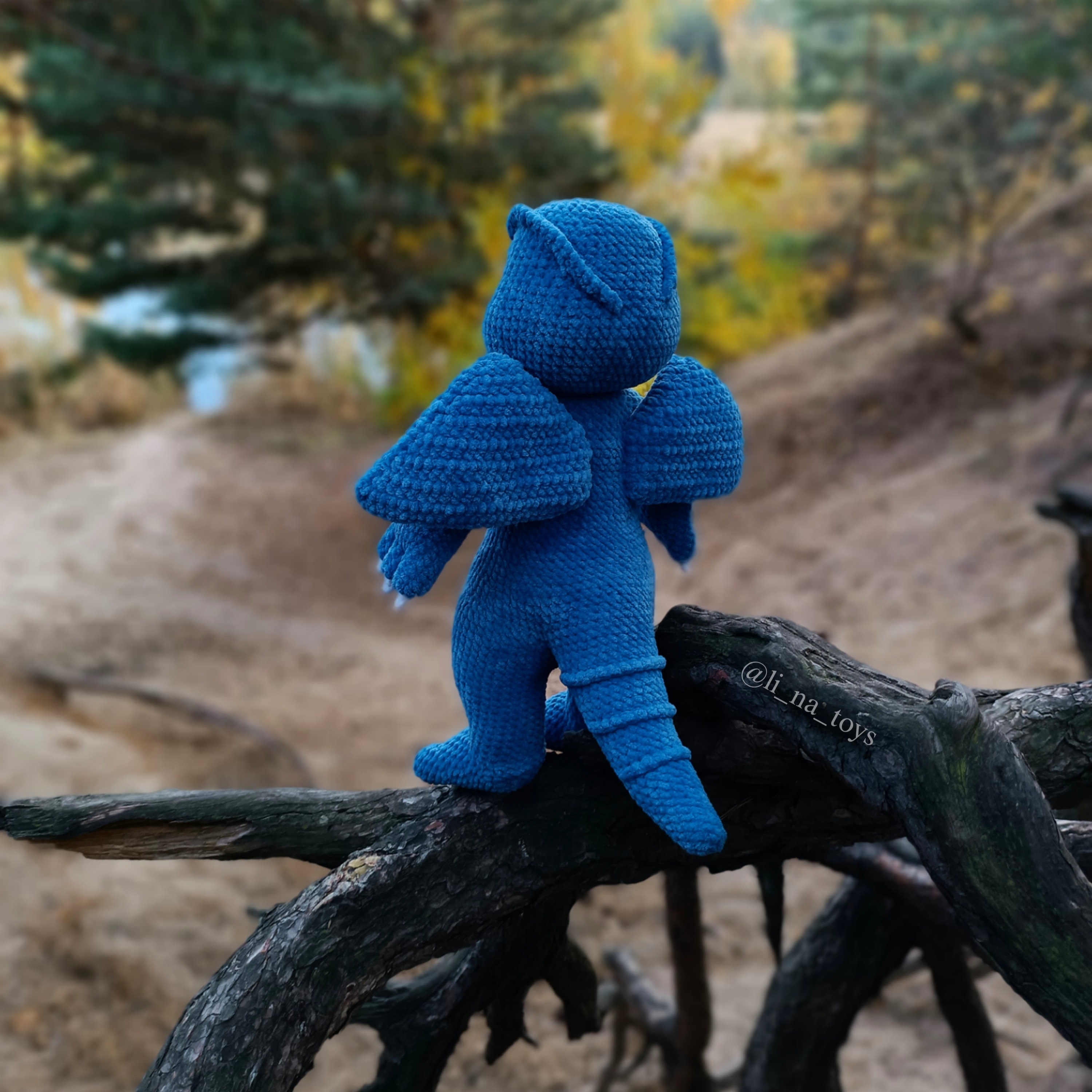 DIY Blue Dragon Amigurumi - Instant Download Crochet Pattern - Etsy