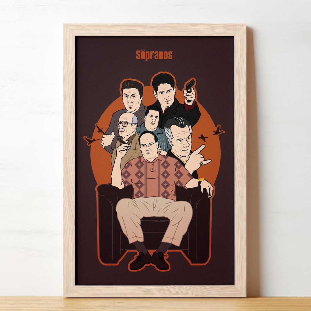 The Sopranos Poster, Sopranos Family Poster A3 - Etsy Australia