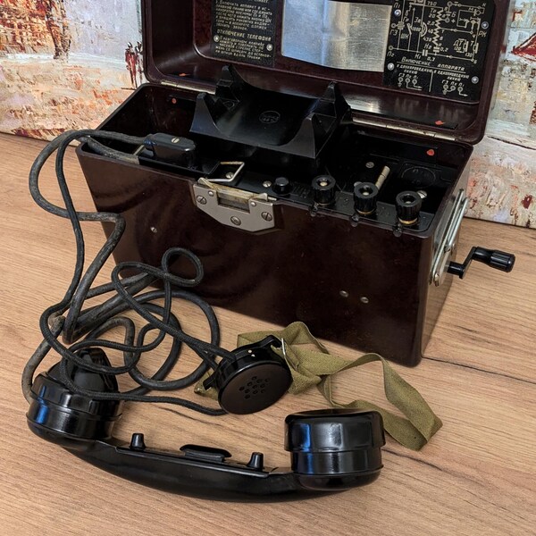 Soviet Field Telephone - Etsy