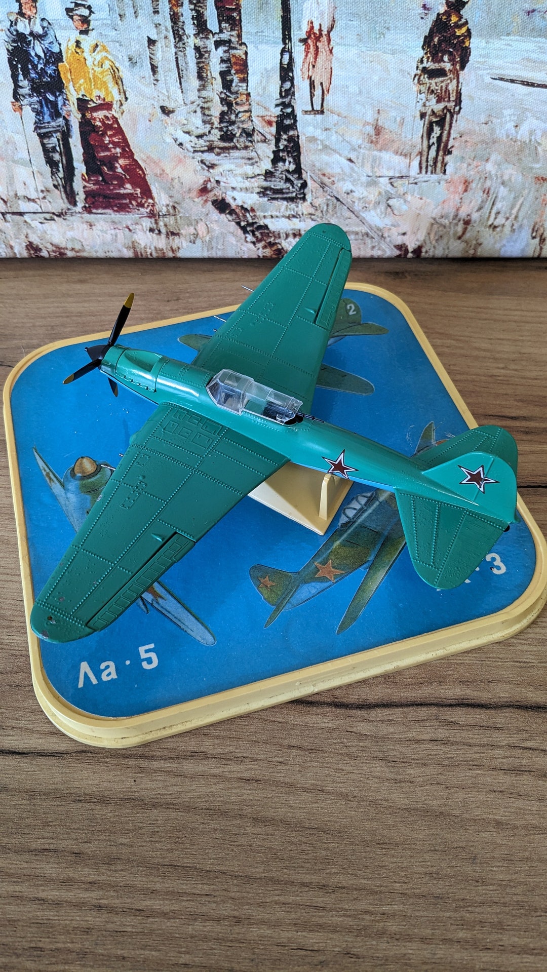 Rare Vintage Soviet Metall Collection Model Attack Aircraft Model IL-2 ...