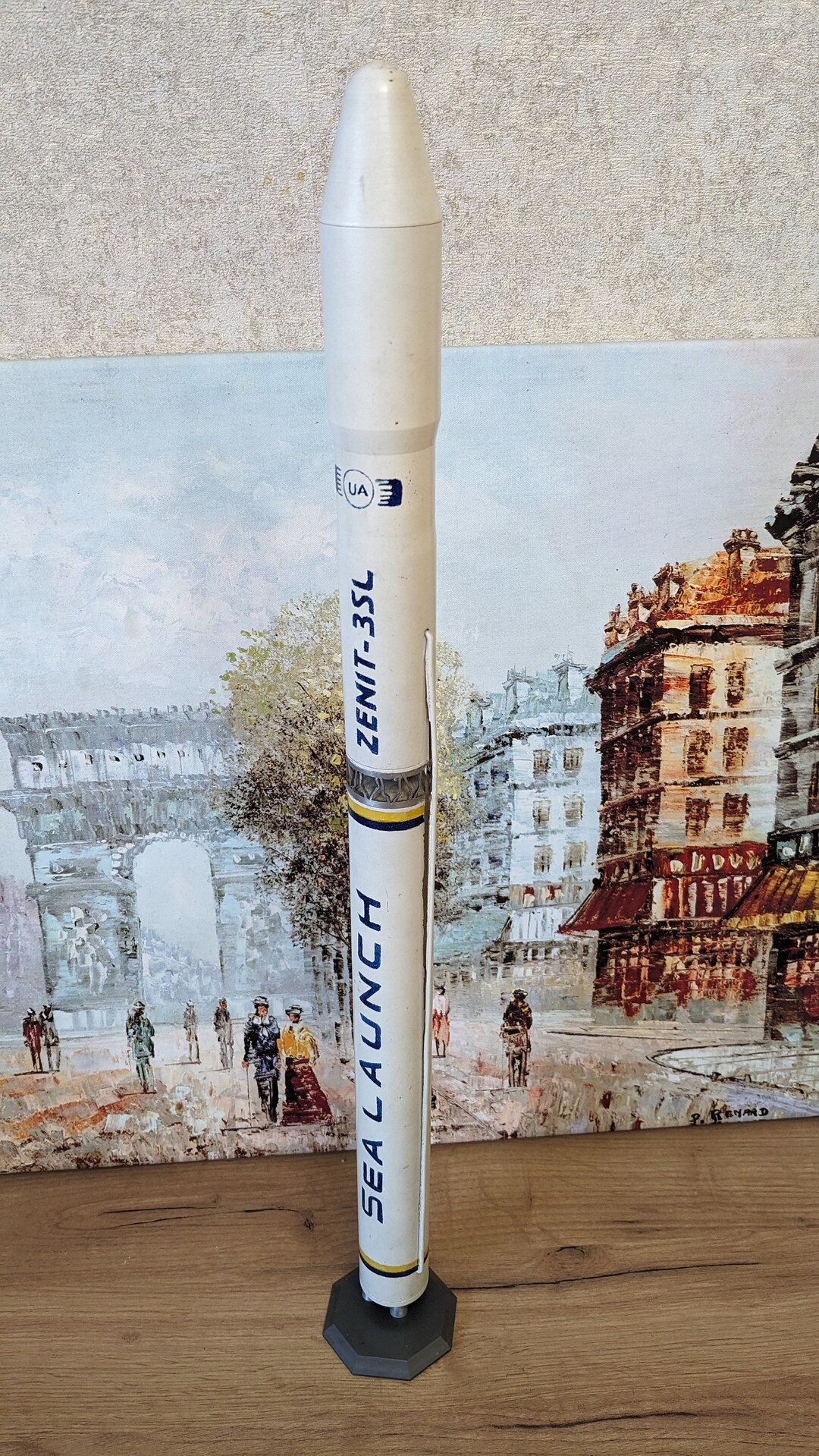 Ukrainian Rocket Zenit-3sl Sea Launch Spacecraft Launch Vehicle Scale ...