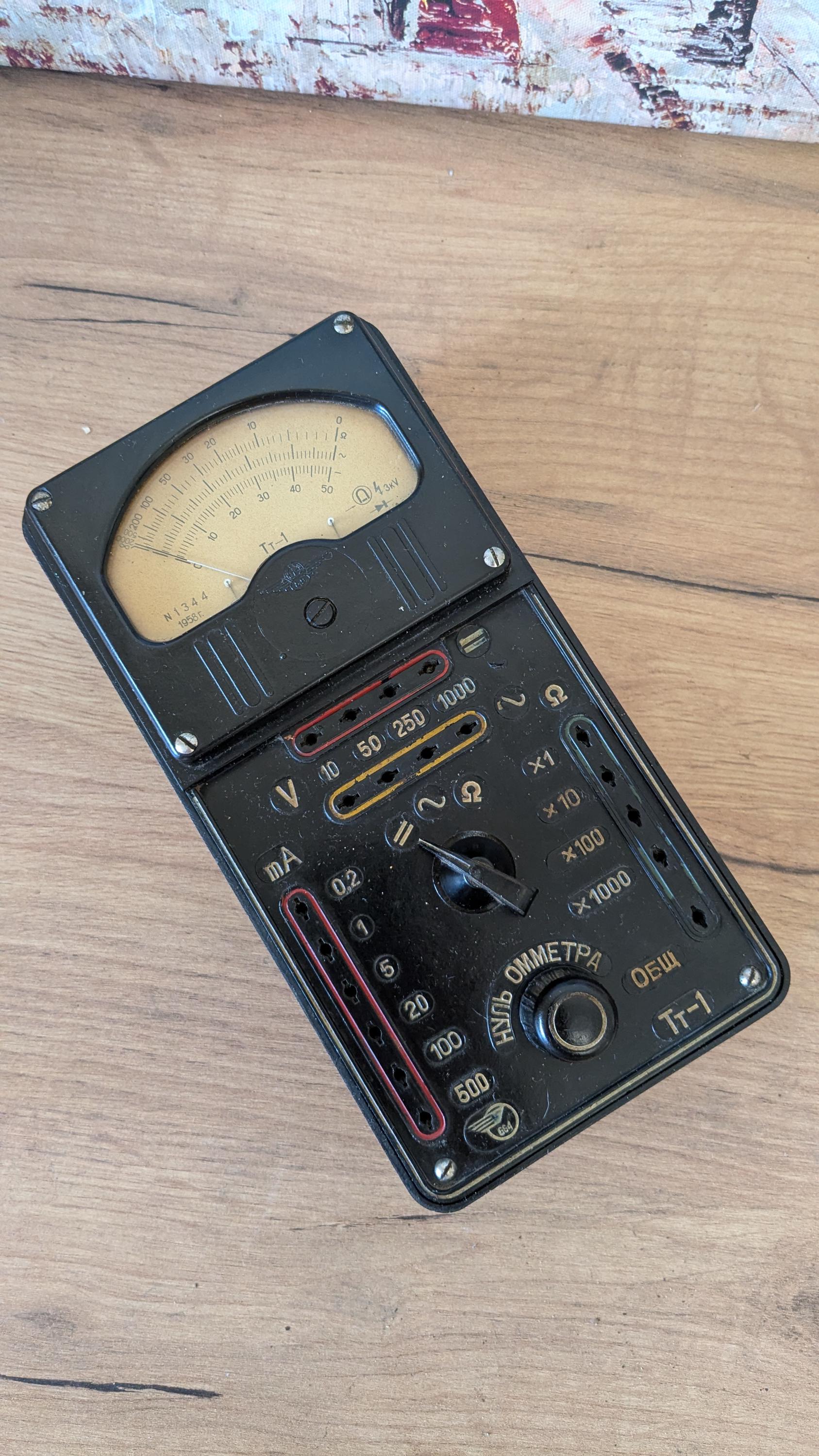 The First Soviet Multimeter Tt-1 (1958) Vintage - Etsy