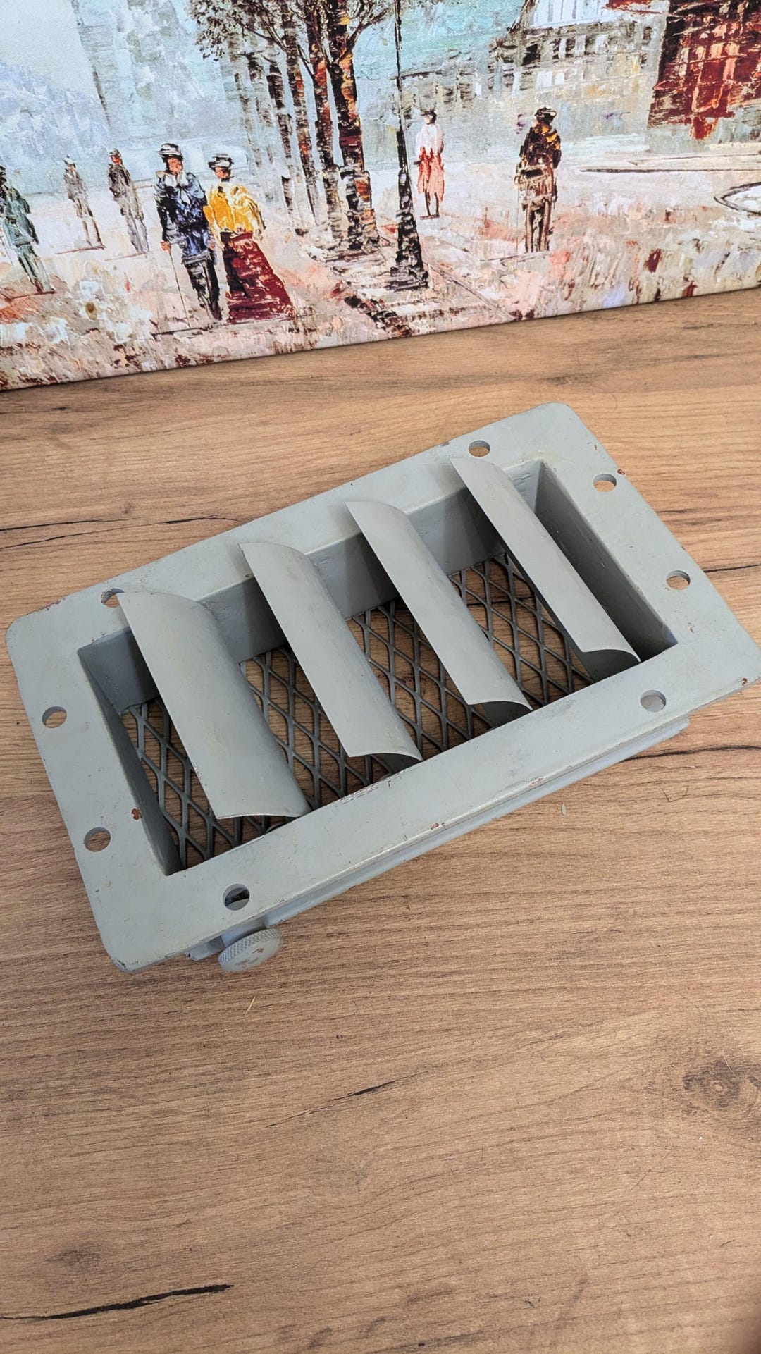 USSR Ship Aluminum Ventilation Grille With Adjustable Louvers for a ...