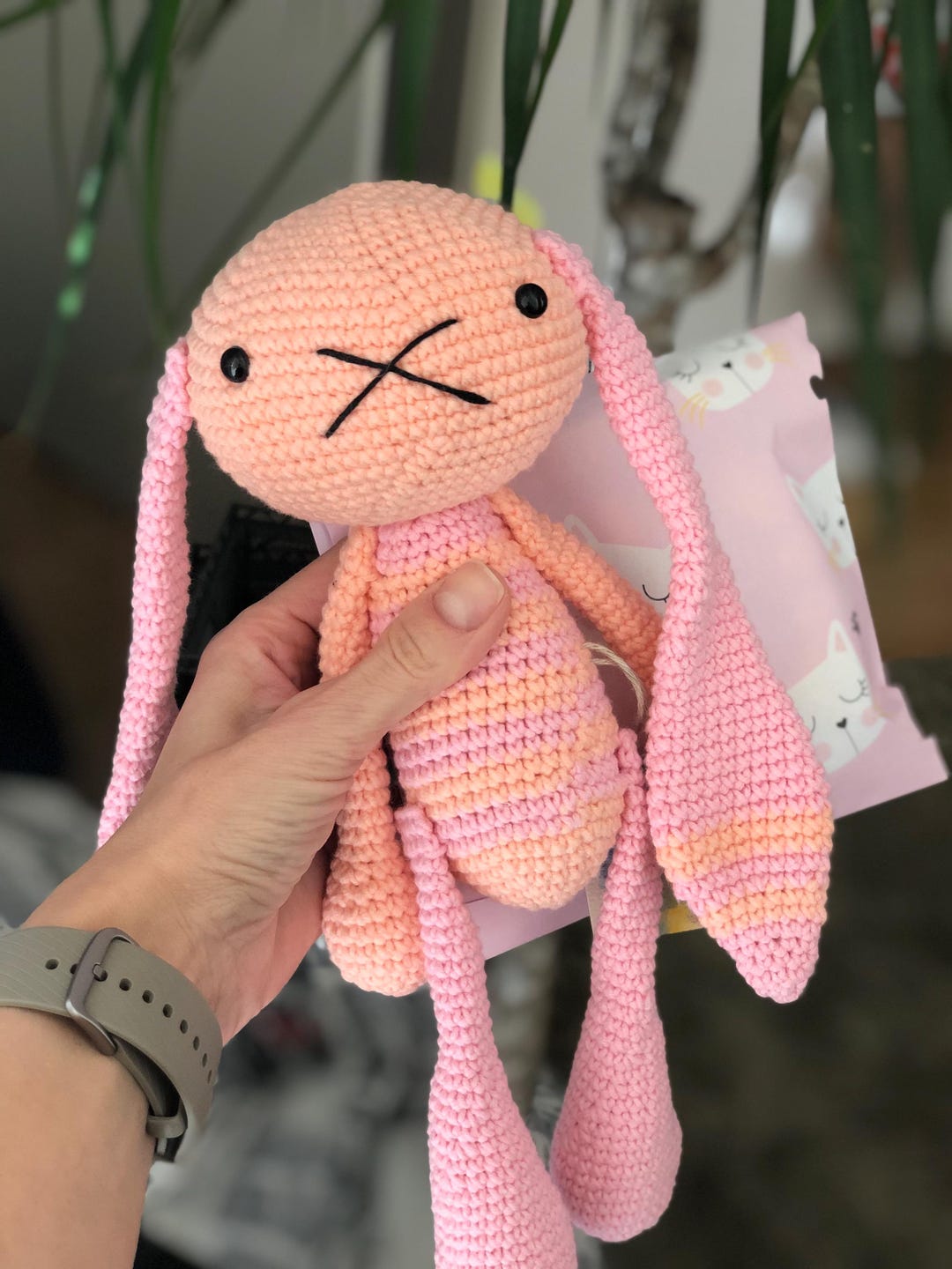 Asian Style Crochet Bunny - Etsy