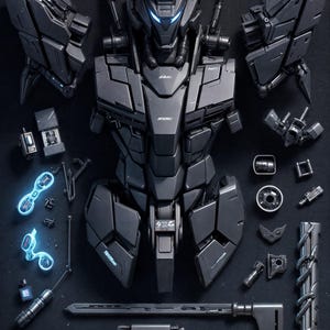 Knolling Anime Gundam Mech/cyborg Wallpapers Set for Your Mobile Device ...