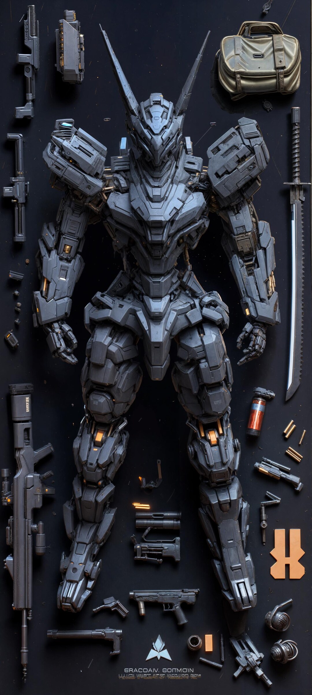 Knolling Anime Gundam Mech/cyborg Wallpapers Set for Your Mobile Device ...