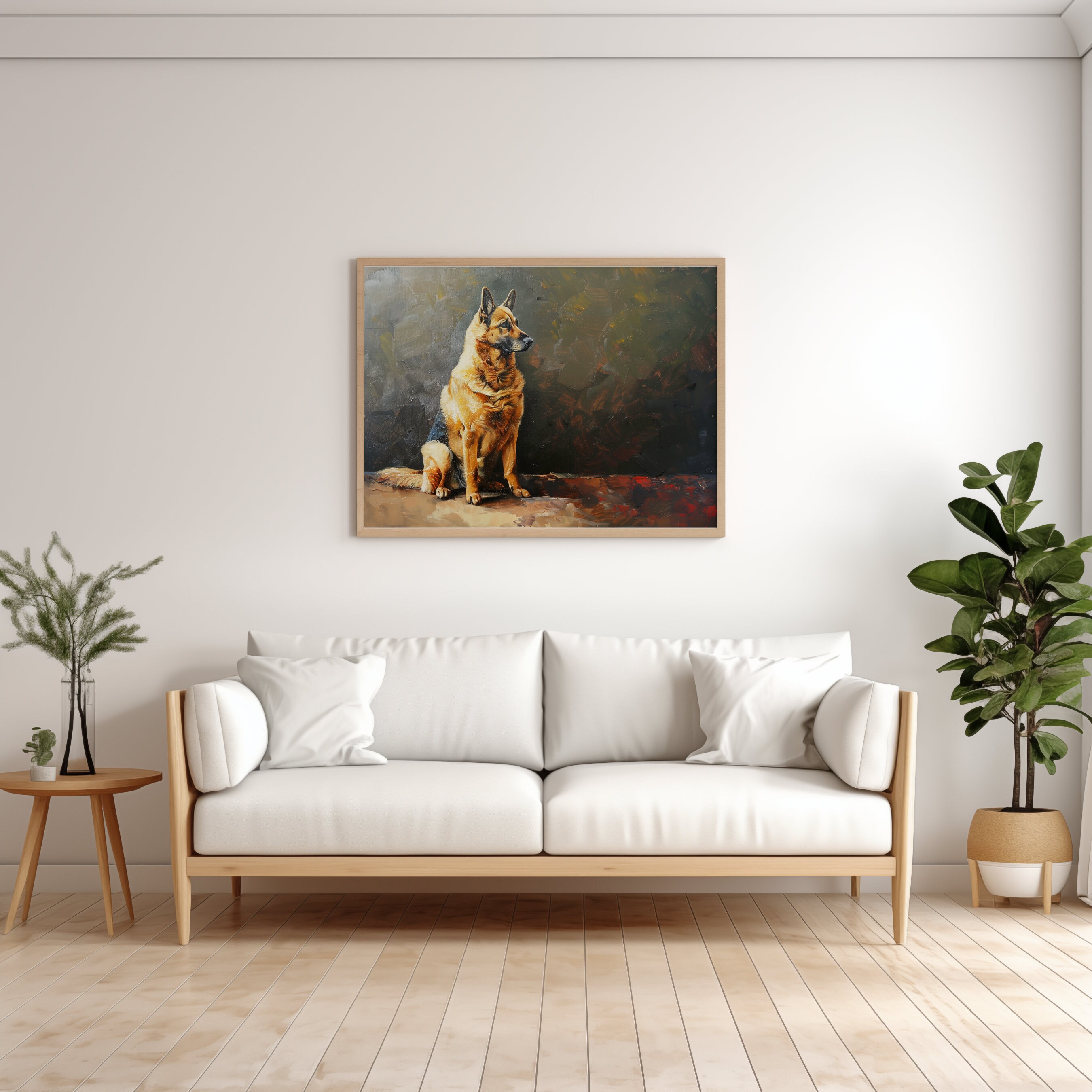 Printable German Shepherd Wall Art - Etsy