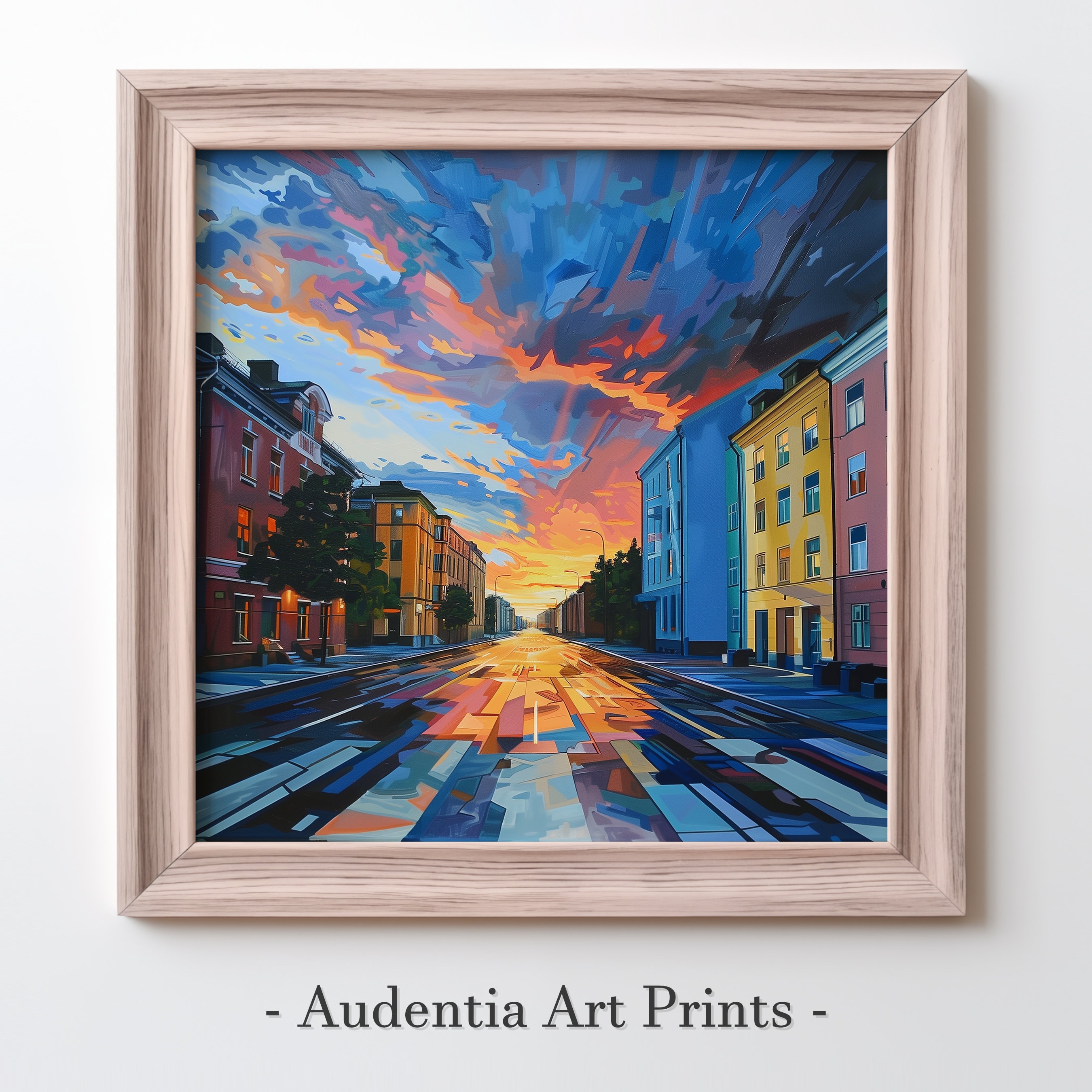 Printable Modern Street View Wall Art - Etsy