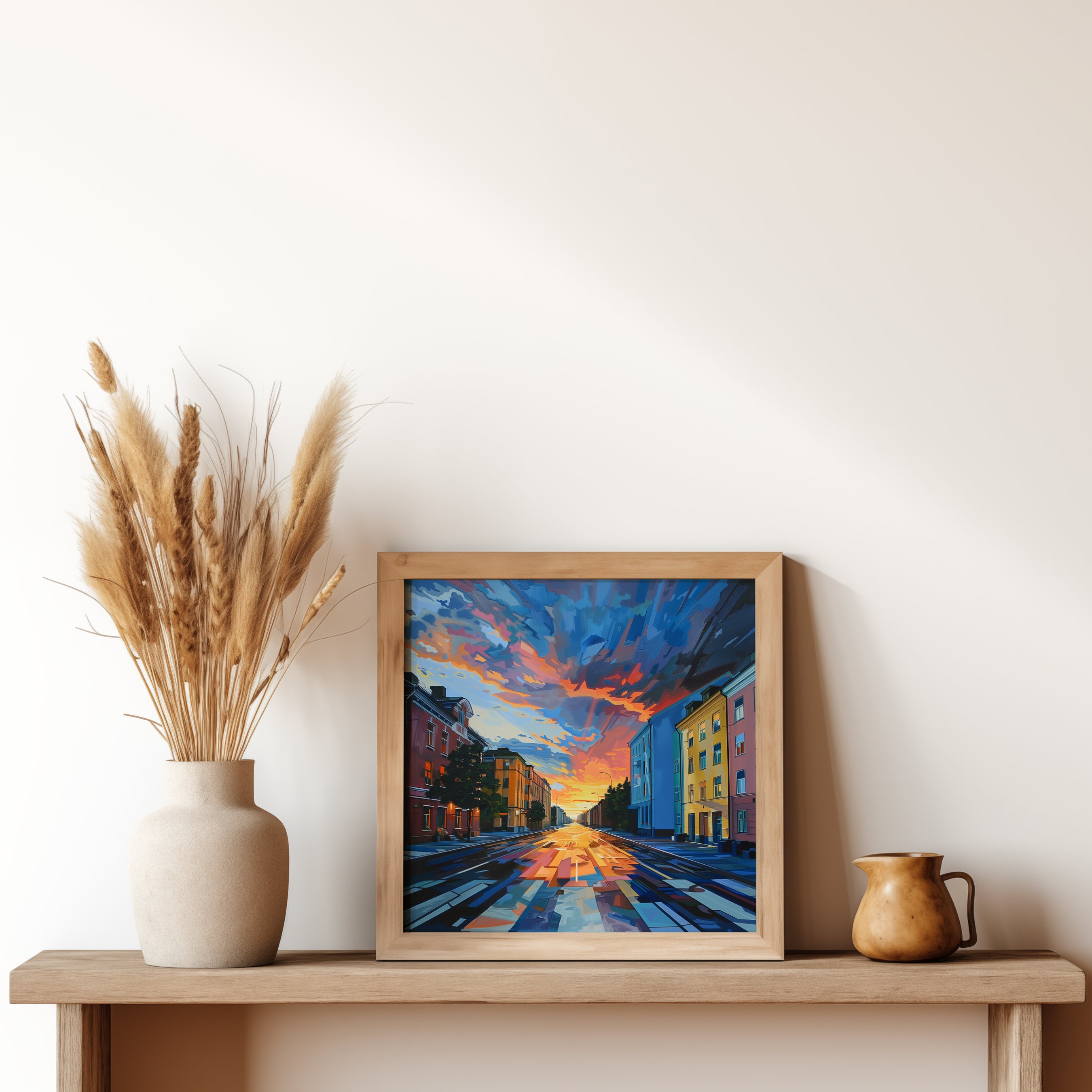 Printable Modern Street View Wall Art - Etsy