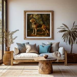 Printed Beagle Wall Art Poster - Etsy