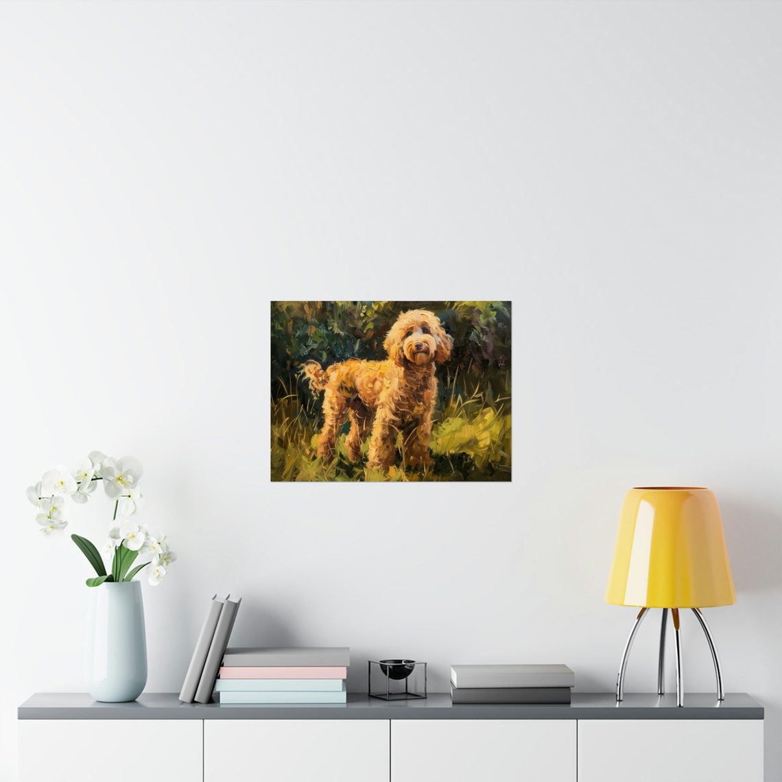 Printed Goldendoodle Wall Art Poster - Etsy