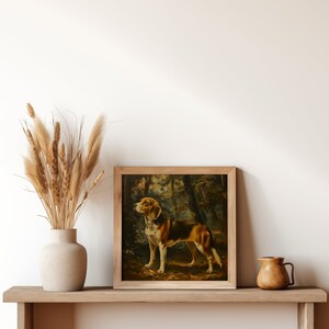 Printed Beagle Wall Art Poster - Etsy