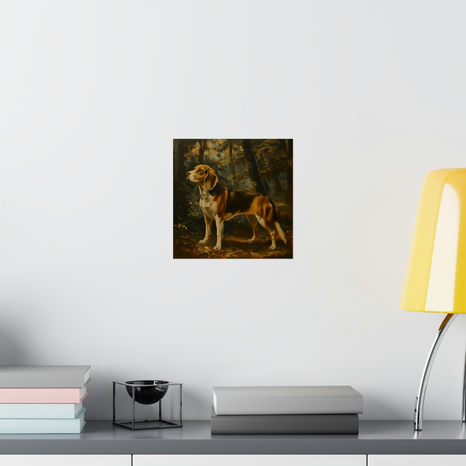Printed Beagle Wall Art Poster - Etsy