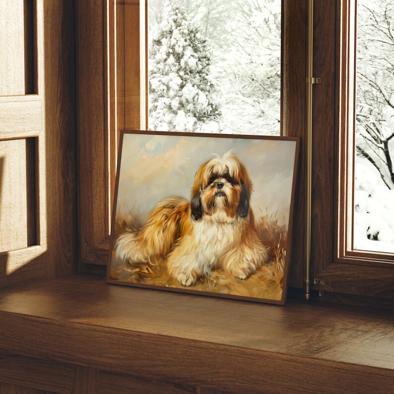 Printable Shih Tzu Wall Art - Etsy