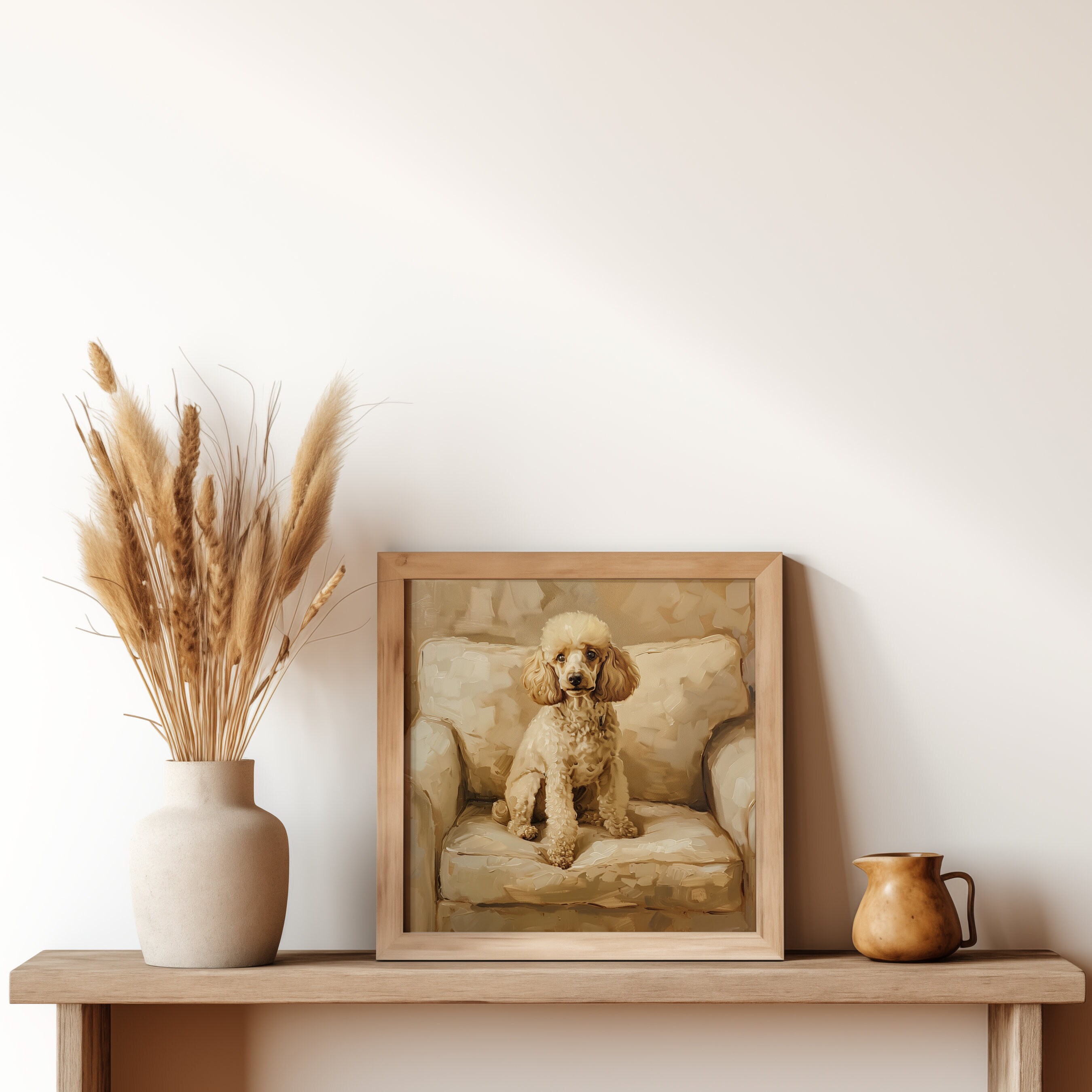 Printed Poodle Wall Art Poster - Etsy