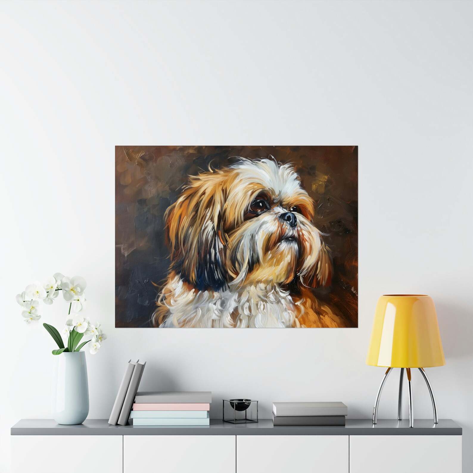 Printed Shih Tzu Wall Art Poster - Etsy