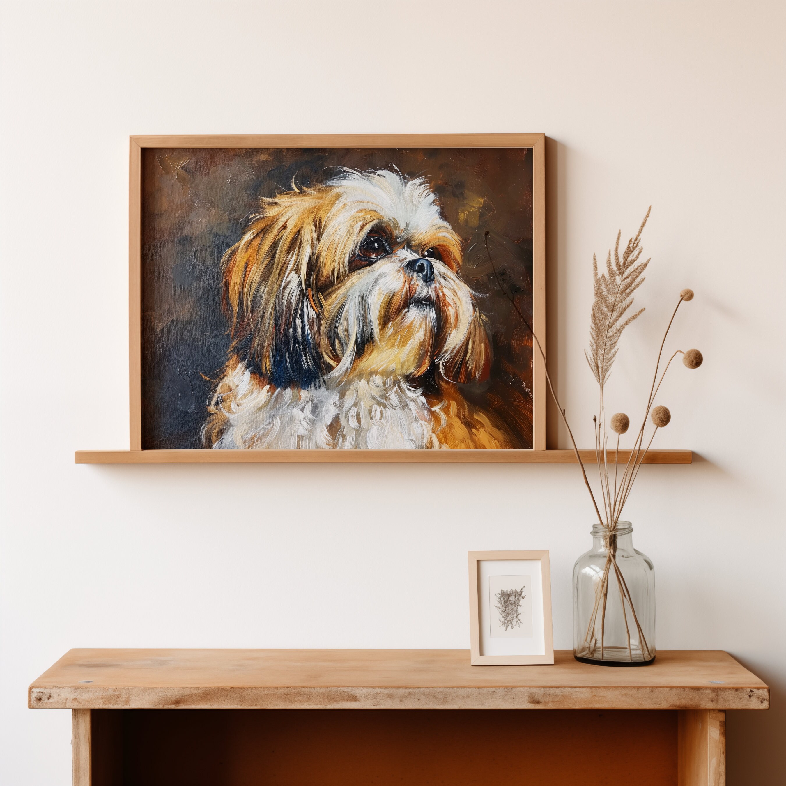 Printed Shih Tzu Wall Art Poster - Etsy