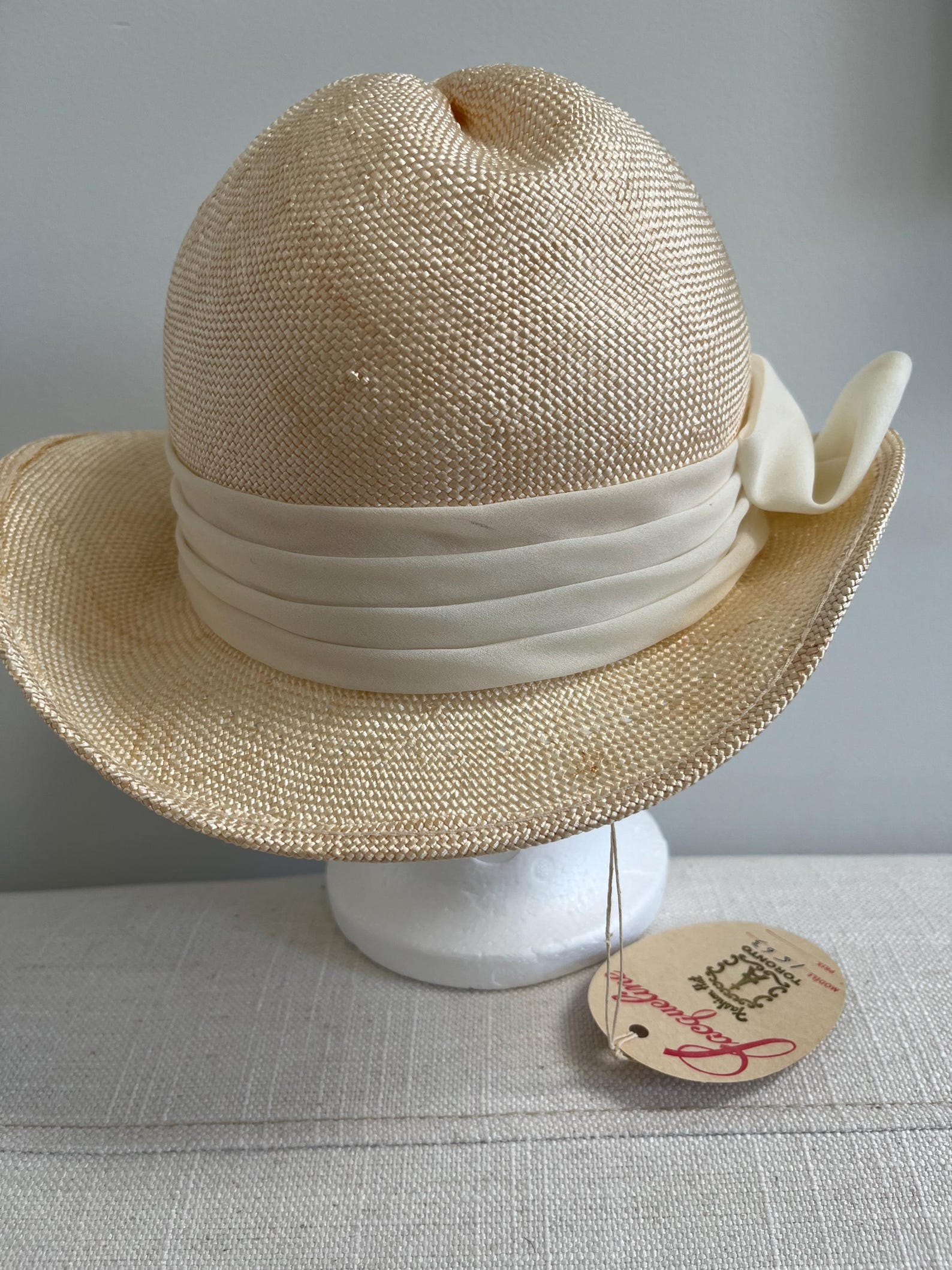 Vintage Jute Formal Summer Hat, Never Worn - Etsy