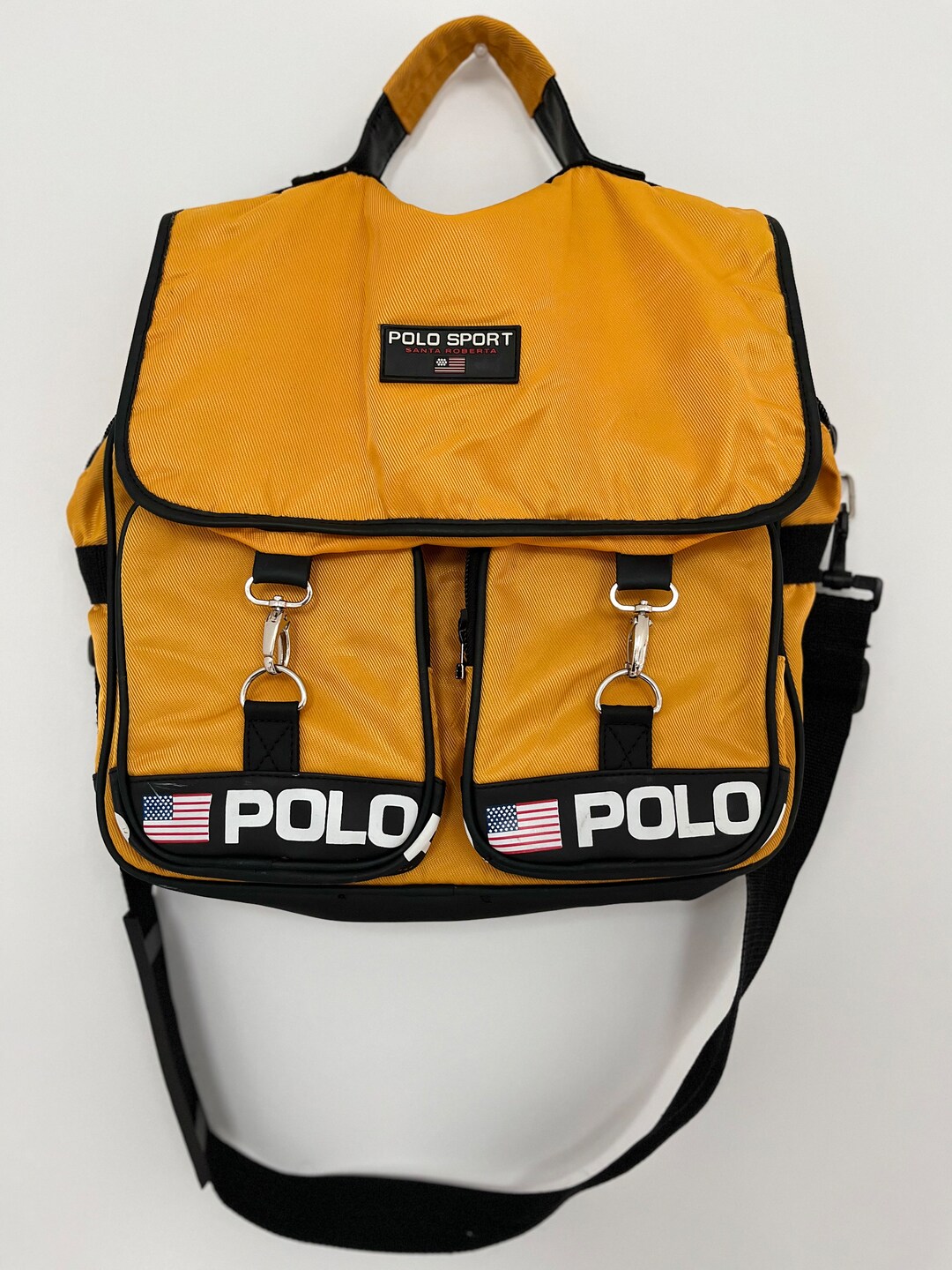 90s Polo Sport Santa Roberta Messenger Bag - Etsy