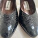80s Snakeskin Leather Pumps - Etsy