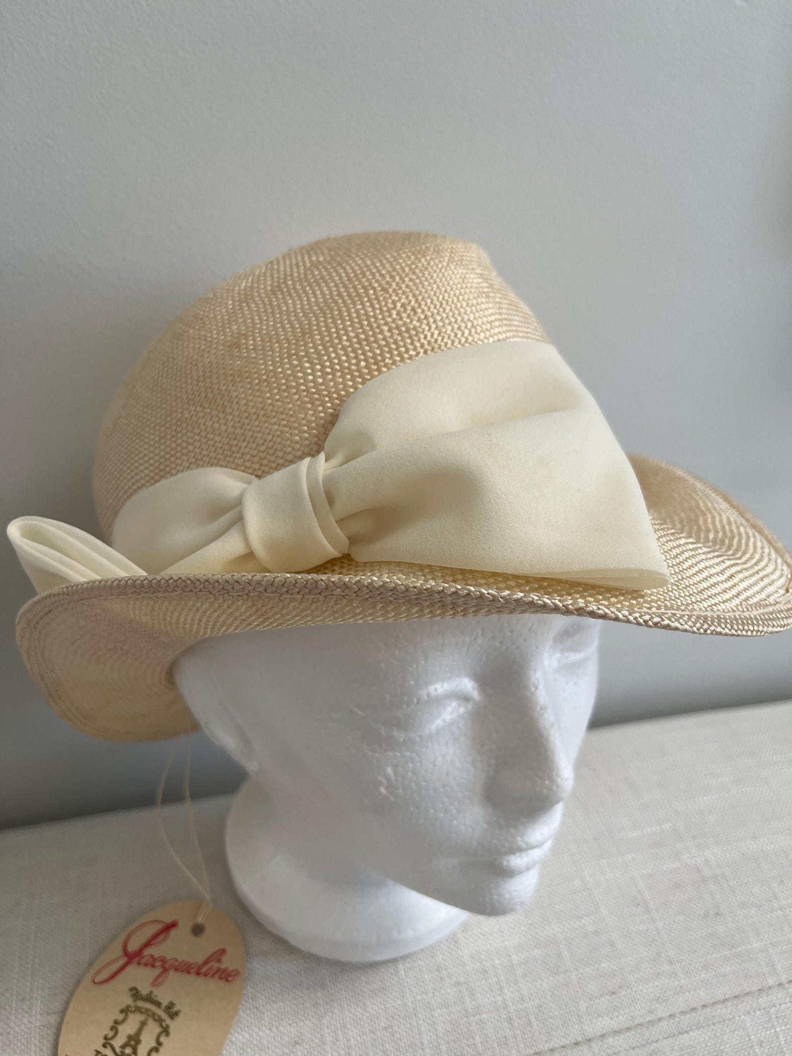 Vintage Jute Formal Summer Hat, Never Worn - Etsy