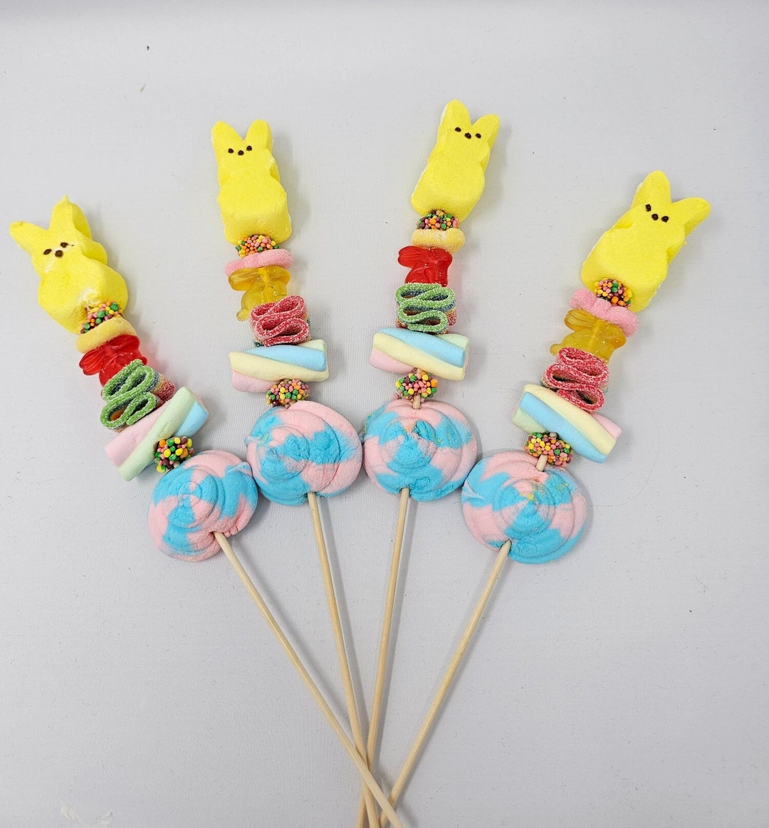 Easter Customizable Candy Kabobs Easter Basket Fillers Party Favors - Etsy