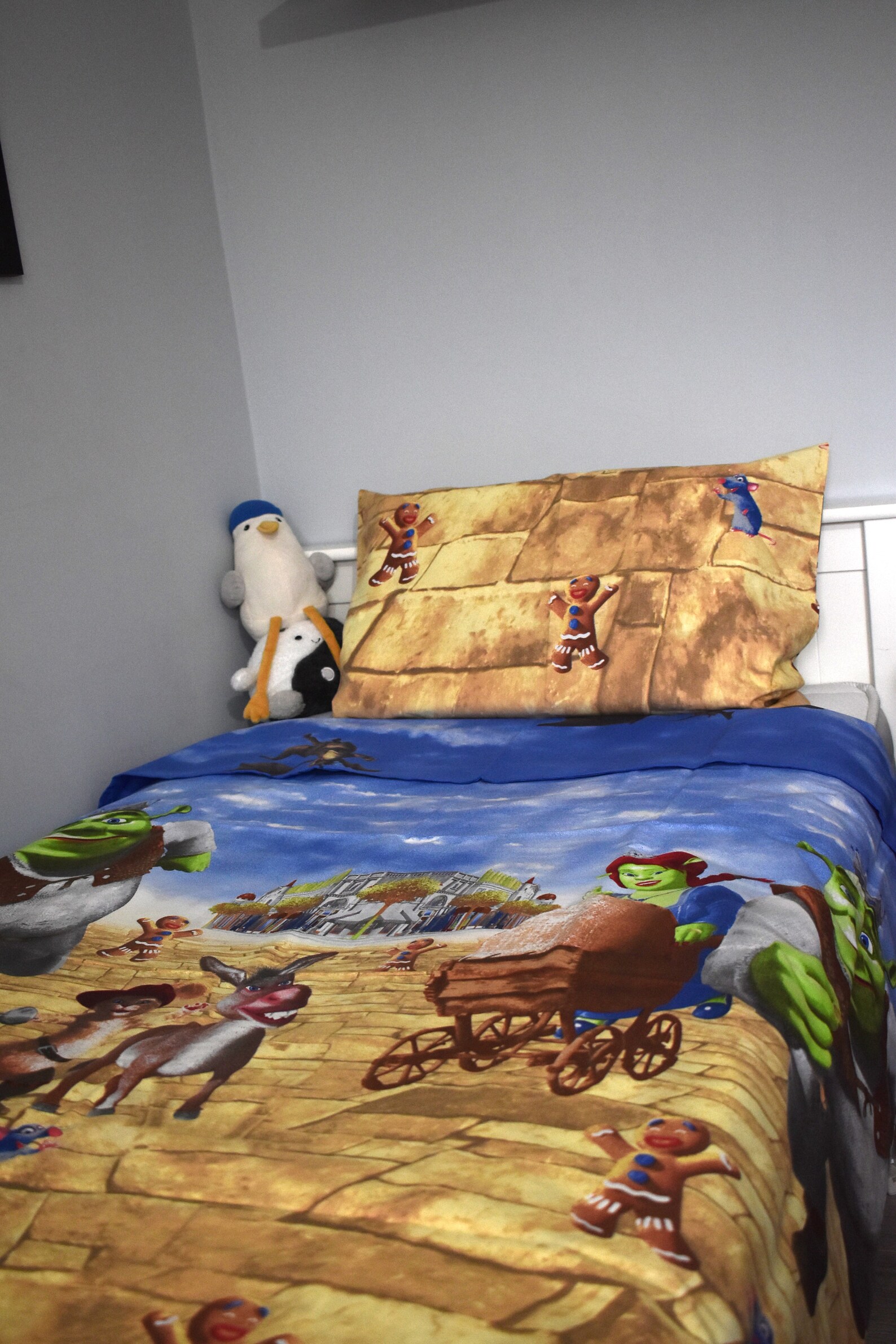 Cotton Bedding, Cartoon Shrek Bedding Set, Duvet Set, Standard ...