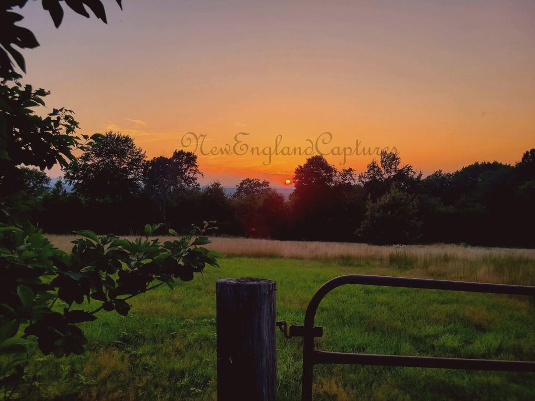 Ending of a Country Summer Day - Etsy
