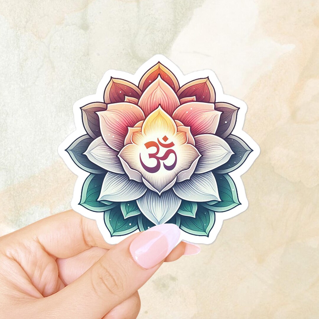 Om Symbol Sticker – Hindu and Jainism Religion - Buddhist Symbols and ...