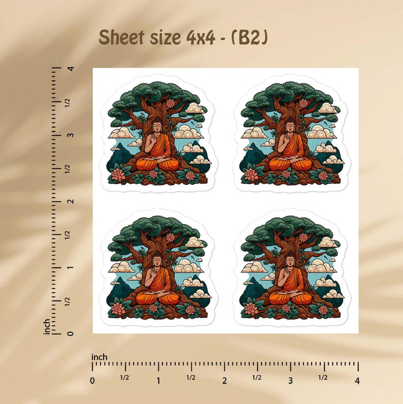 Sitting Buddha Nature Sticker. Buddhist Symbols, God Stickers for Cars ...