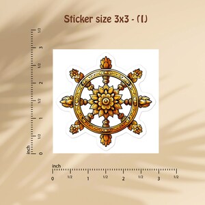 Sitting Buddha Sticker. Buddhist Religious Gift, Mindfulness Art Vinyl ...