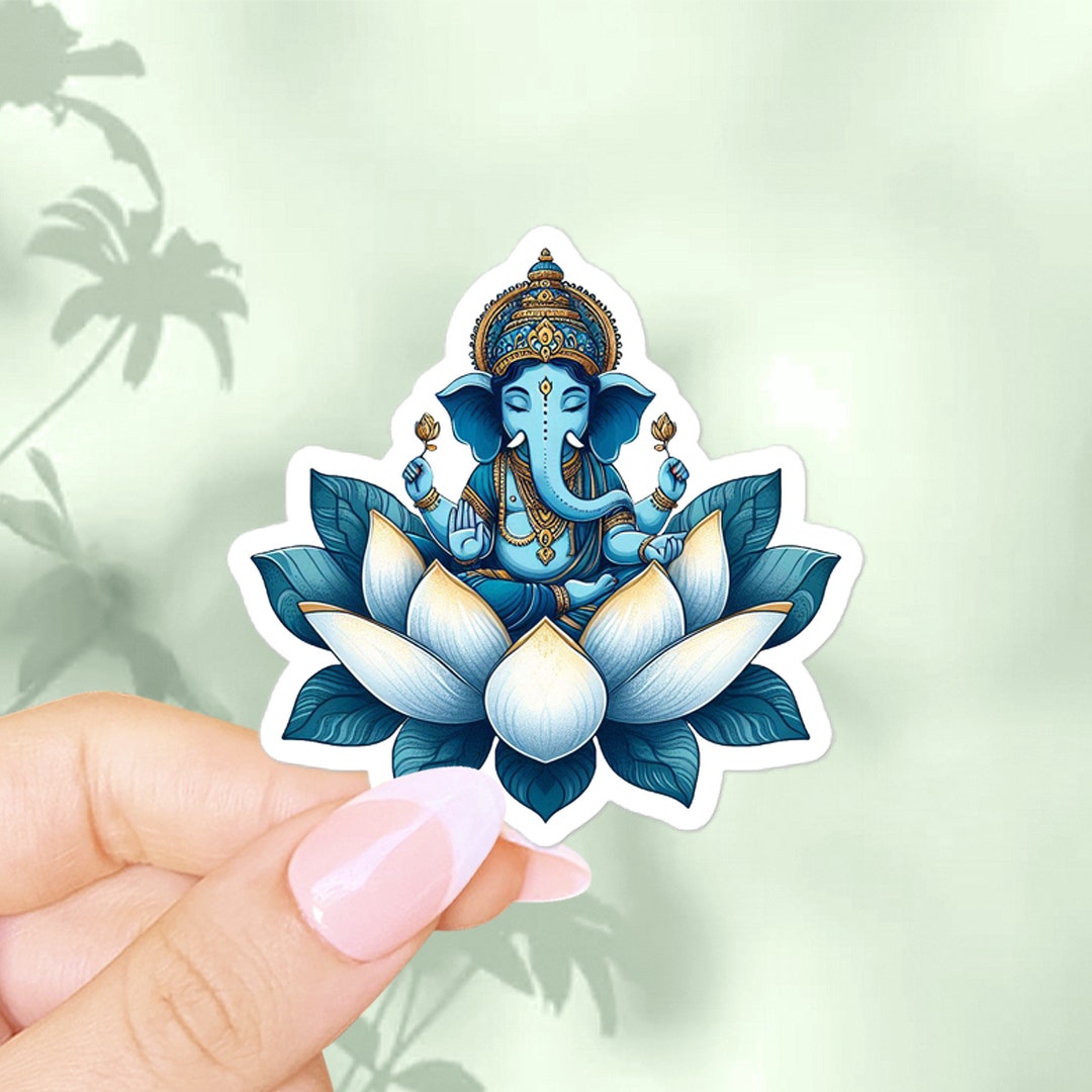 Blue Ganesh Sticker. Bullet Journal, Ipad, MacBook and Phone Case ...