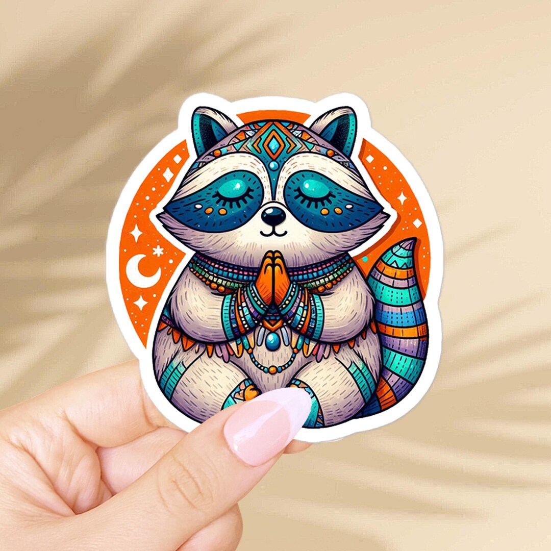 Namaste Fox Sticker. Gratitude, Personal Growth Mindset and Self Love ...