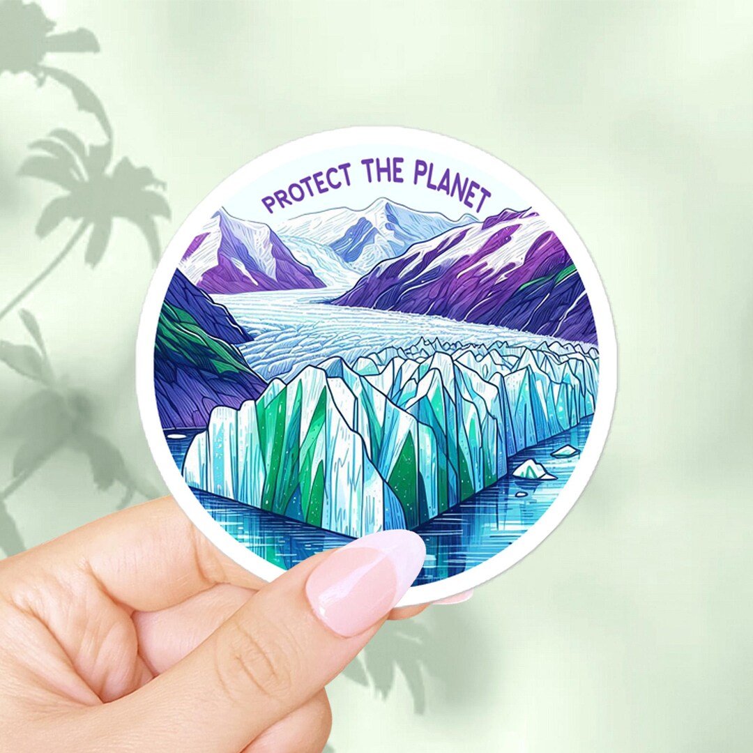Save the Planet Sticker. Global Climate Change Awareness Vinyl Decal ...