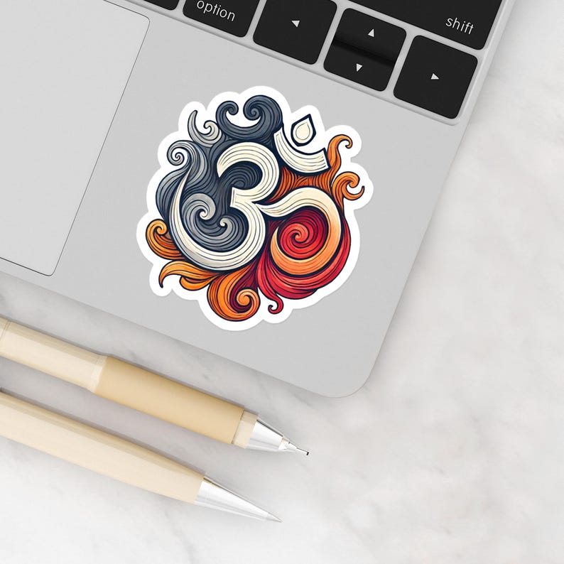 Om Symbol Sticker – Hindu, Buddhist and Jainism Religion - Spiritual ...