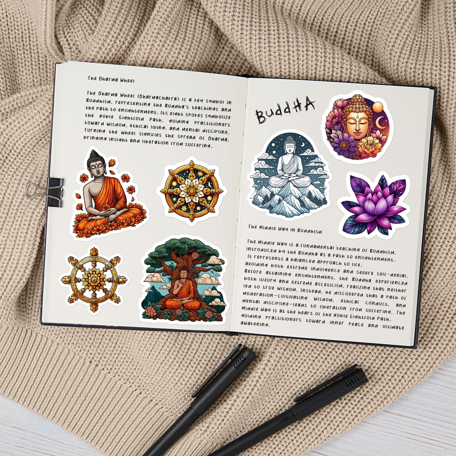 Sitting Buddha Nature Sticker. Buddhist Symbols, God Stickers for Cars ...