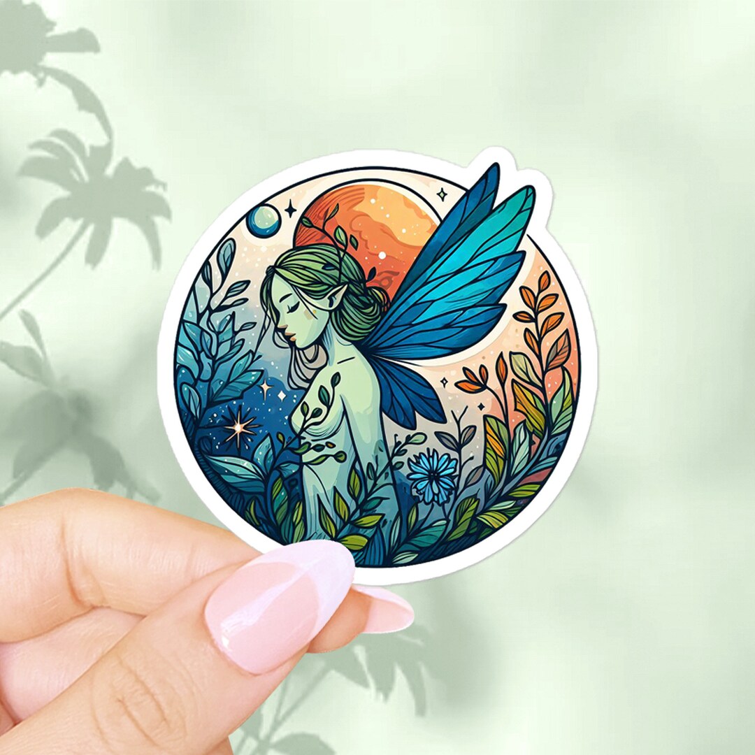 Fairy Sticker. Bullet Journal, Scrapbooking, Ipad, MacBook and Phone ...