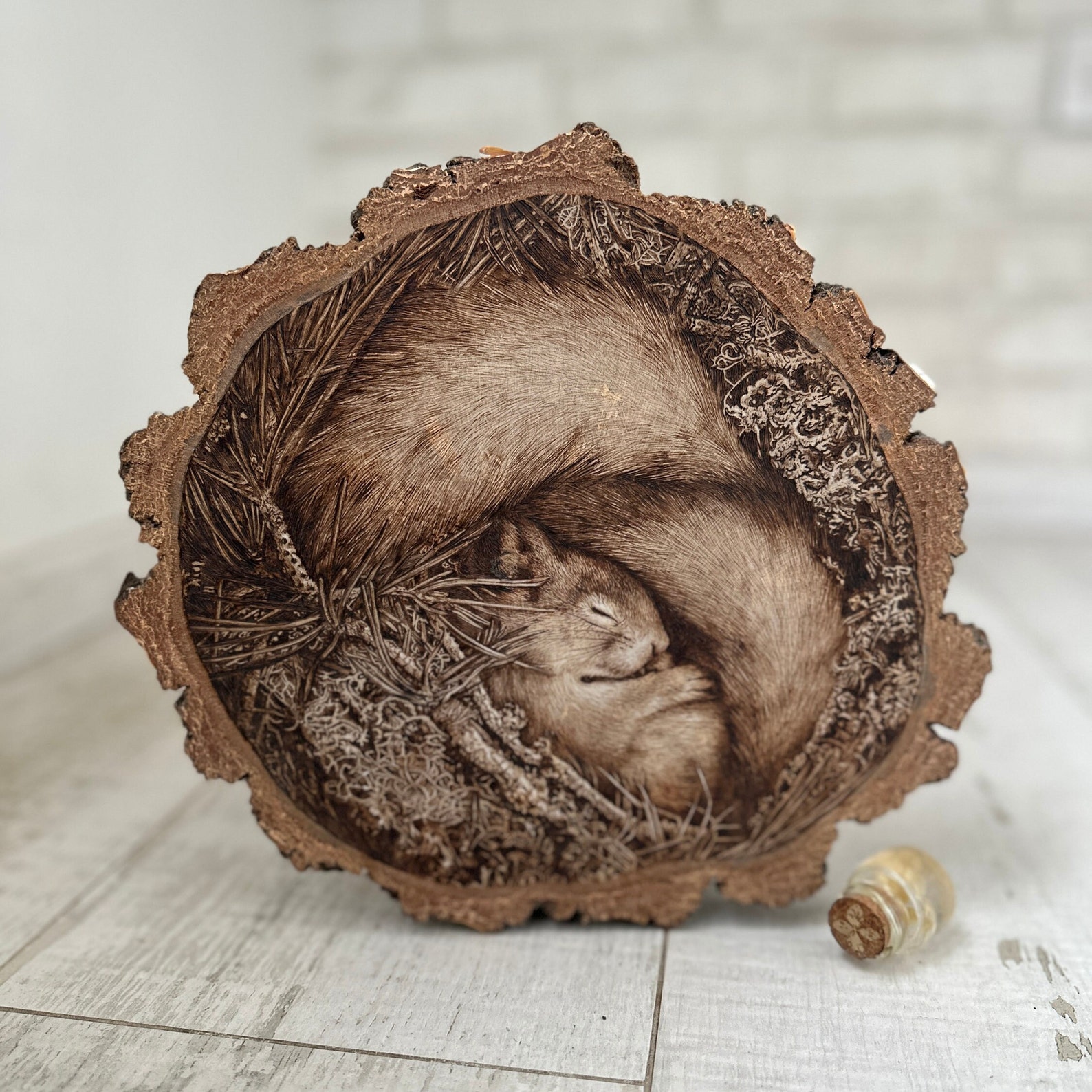 Pyrography ART forest Dream - Etsy