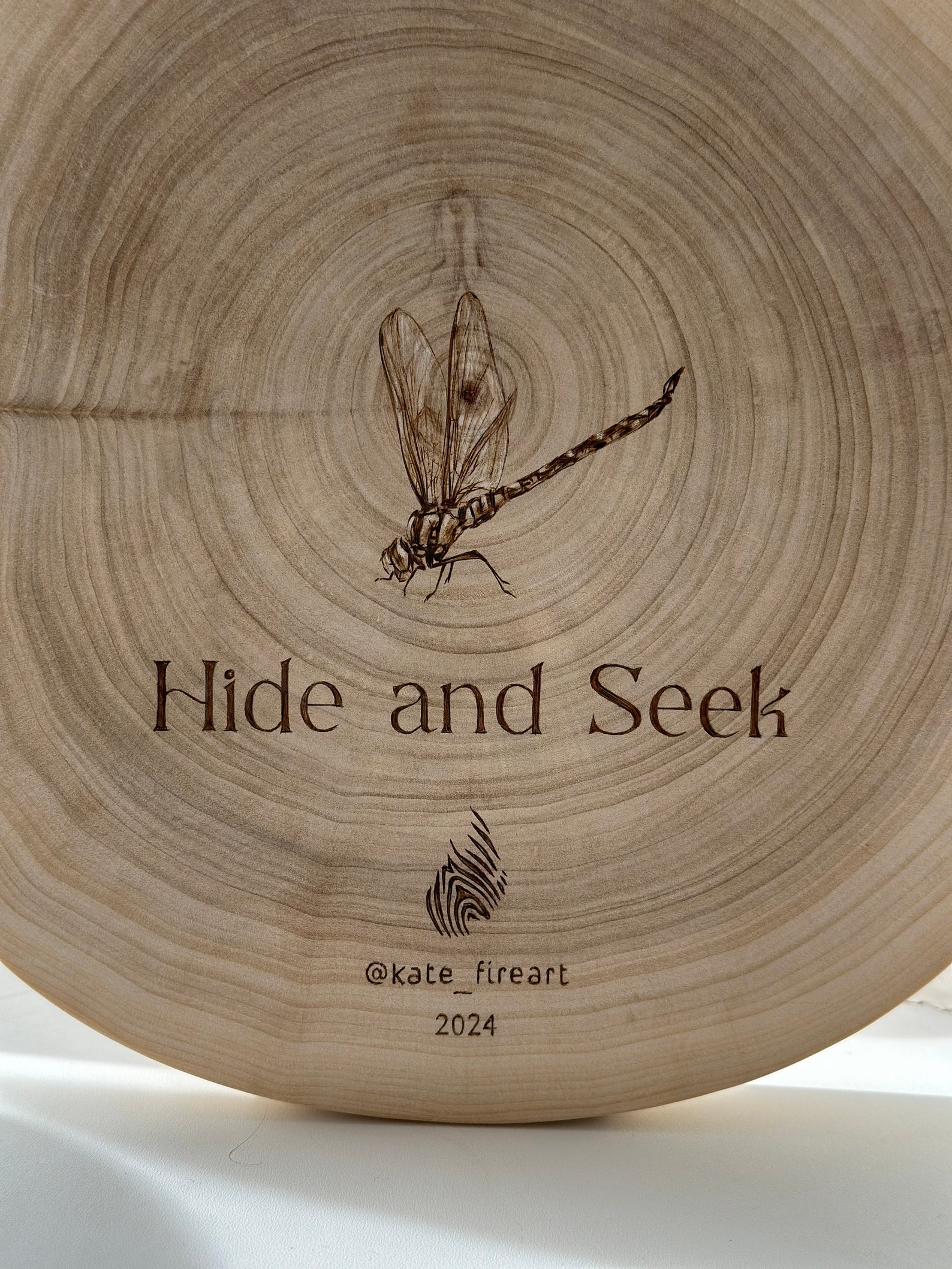 Hare Pyrography Art. the Painting is Burned on Wood. Pyrographic Art ...