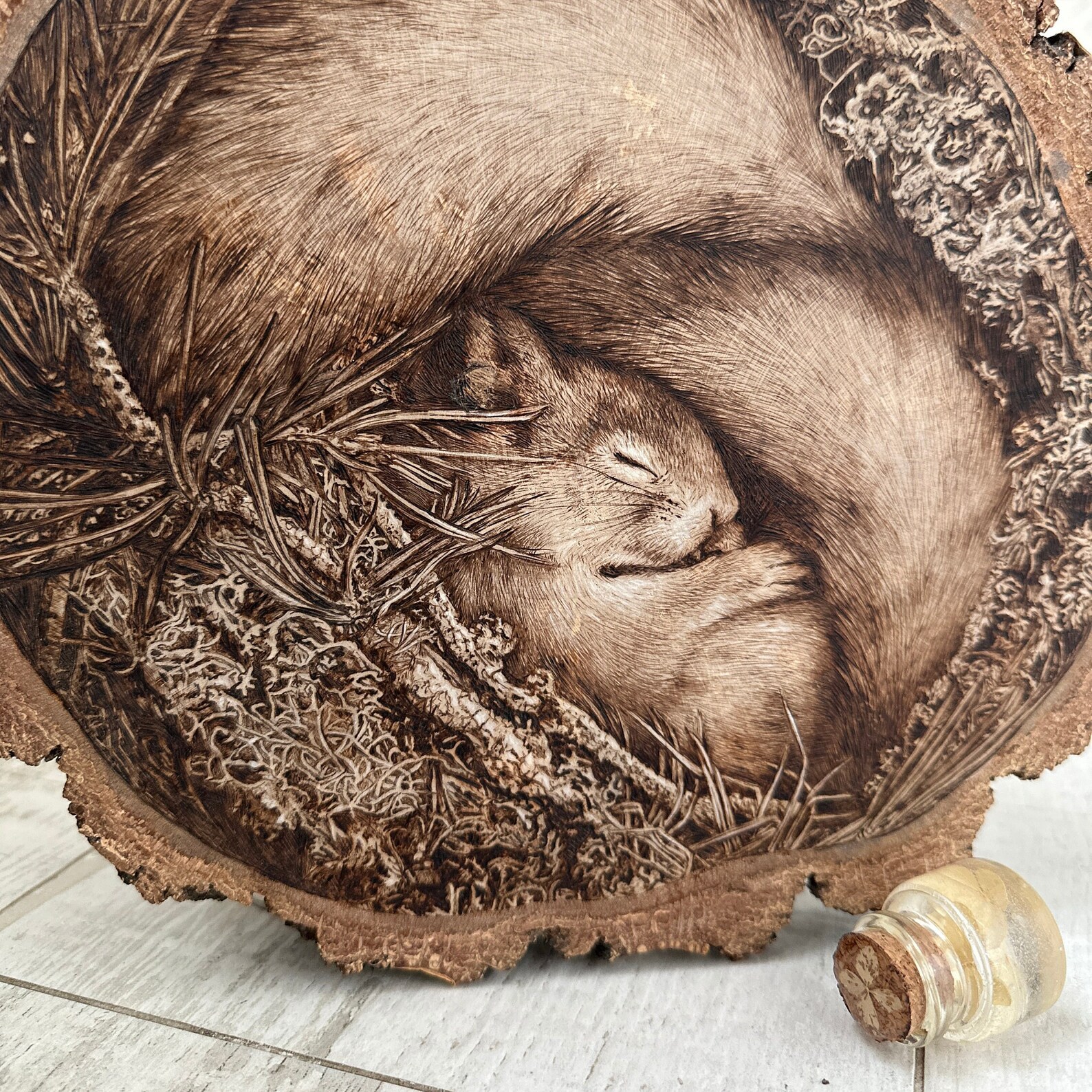 Pyrography ART forest Dream - Etsy