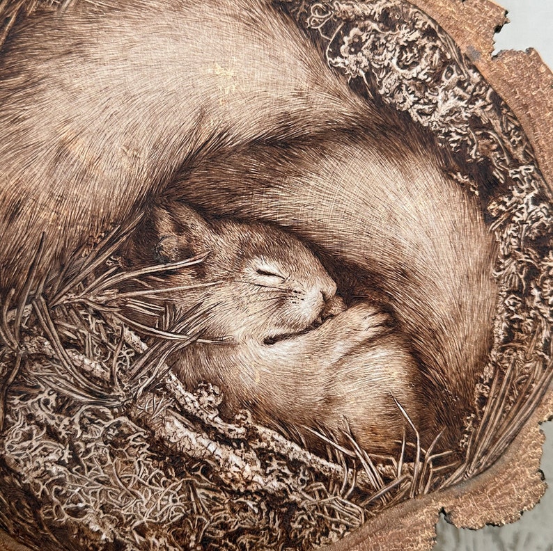 Pyrography ART "forest Dream" - Etsy