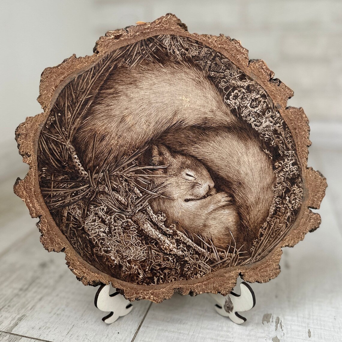 Pyrography ART forest Dream - Etsy