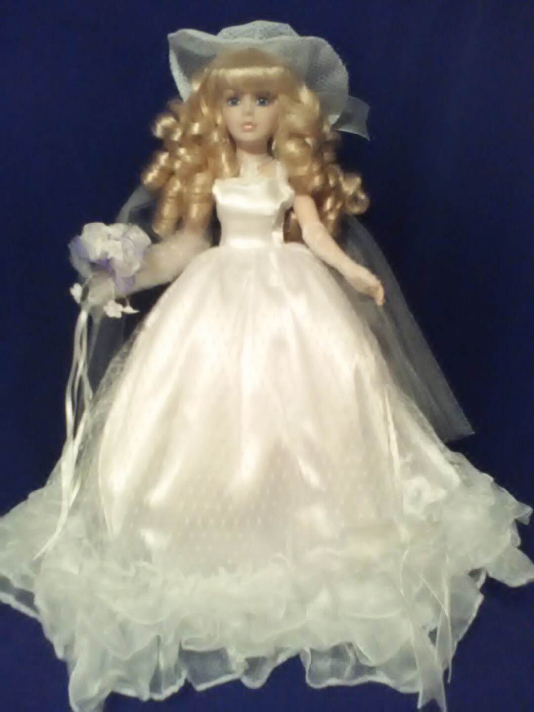 Doll, Bride Doll, Porcelain Doll, Doll Bride, 16 Inch Doll, Porcelain ...