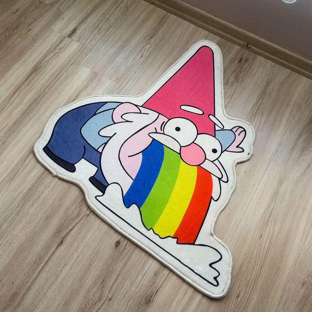 Popular Cartoon Rug, Gravity Falls Funny Carpet Mat, Dwarf Cartoon Rug ...