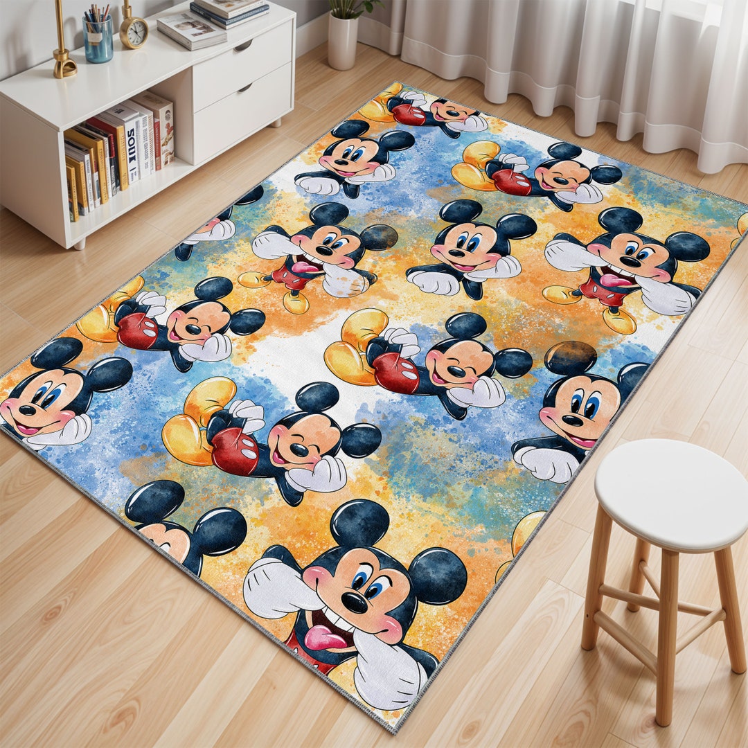 Cute Baby Popular Cartoon Rug, Cartoon Animal Printed Carpet, Kids Play ...