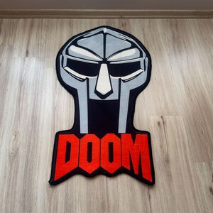 MF Doom Legend Rapper Rug Mat, MF Doom Music Hip Hop Lover Decor Mat ...