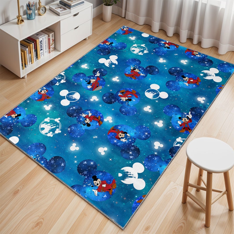 Mickey Mouse Rug - Etsy