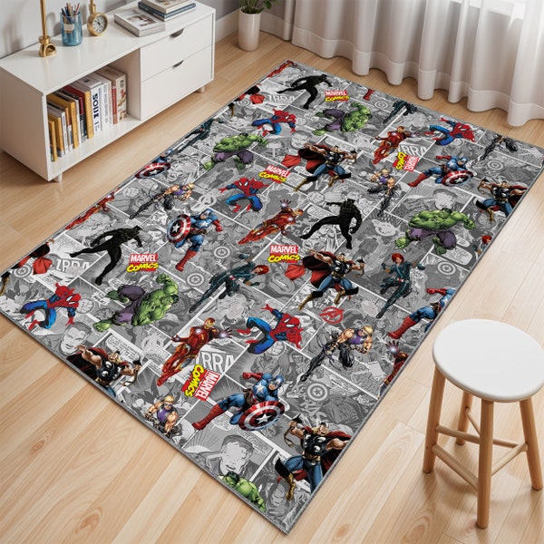 Avengers Rug - Etsy