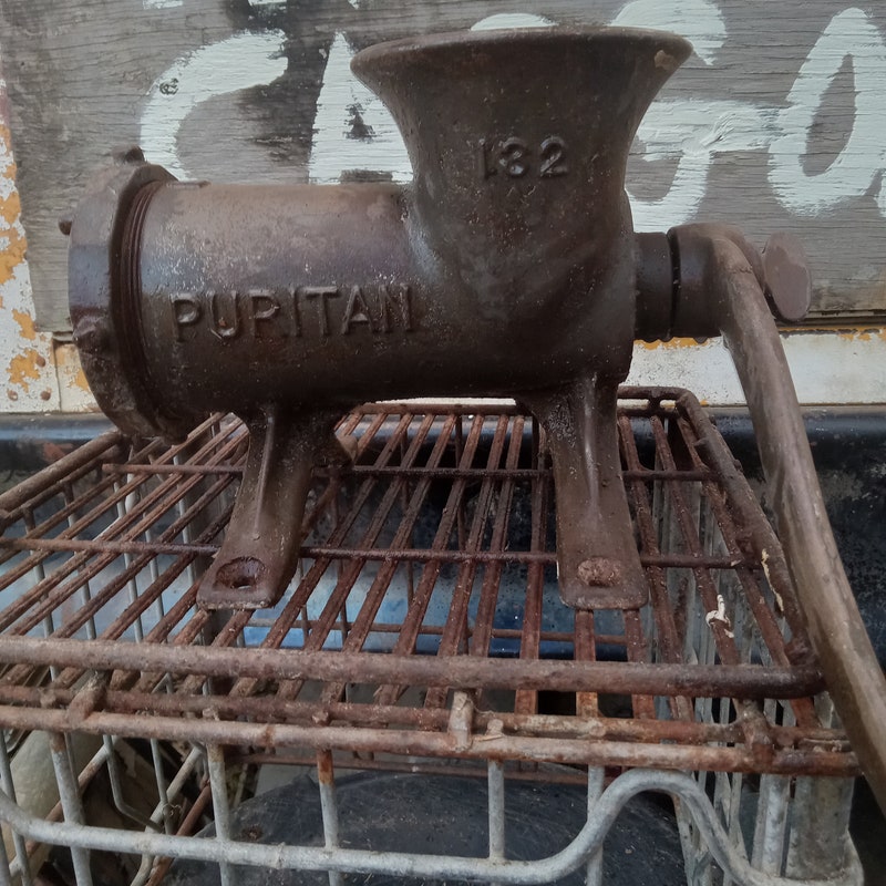 Vintage Meat Grinder - Etsy